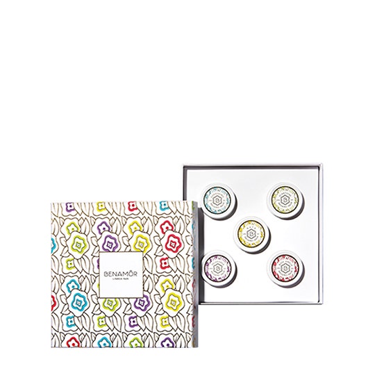 Benamor Gift Set Lip Balm 5 X 12 ml, Moisturizing | 50 ml